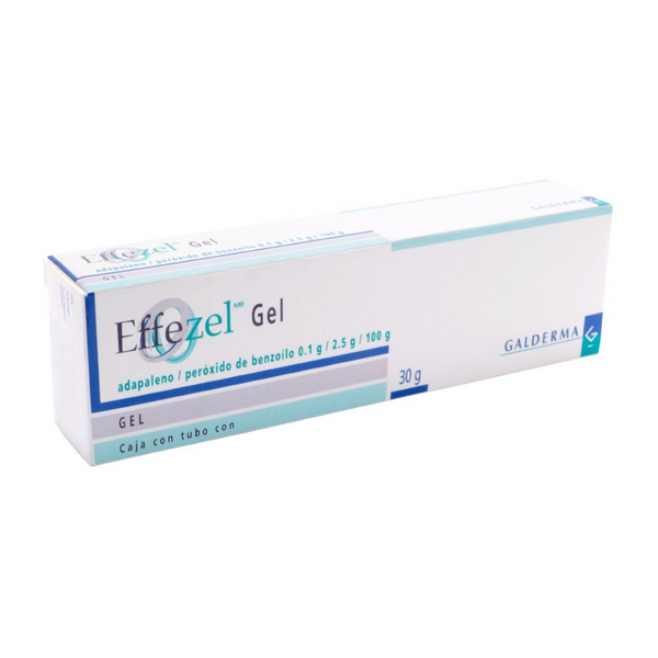 EFFEZEL GELTUBO 30GR (ADAPALENO/PEROXIDO DE BENZOILO 0.1%) | Farma ...